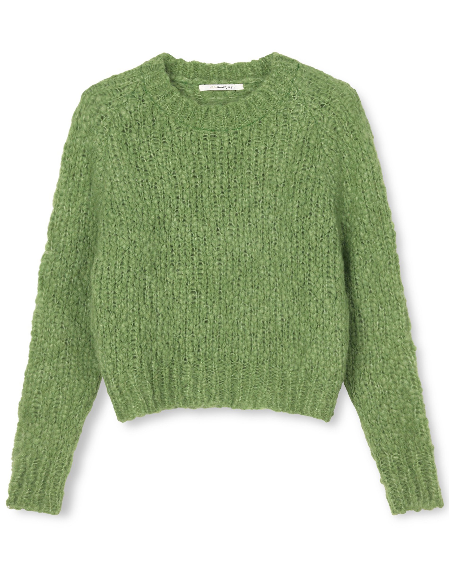 Sibin Linnebjerg Elli Strik i Grøn til Kvinder - byKalstrup